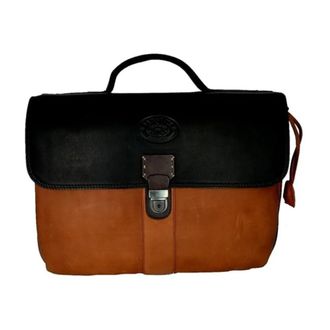 La Martina Leder Messenger Bag Aktentasche - - Bags - Damen - Braun - ONE SIZE