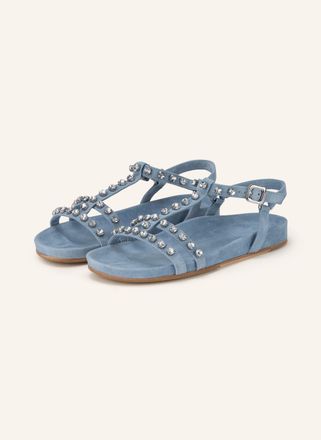 Kennel & Schmenger Sandalen Love Mit Schmucksteinen blau