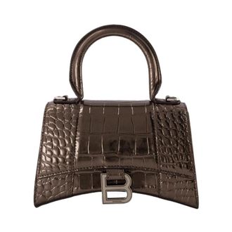 Balenciaga Sanduhr XS Tasche - Dunkles Bronze - - Bags - Damen - Braun - ONE SIZE