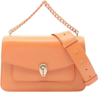 Bulgari Sac bandouli&egrave;re vintage Pre-owned - Femme - Pre-owned - Orange - Taille: ONE Size
