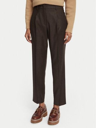 Max Mara Stoffhose Caldaia 2625136112 Braun Regular Fit