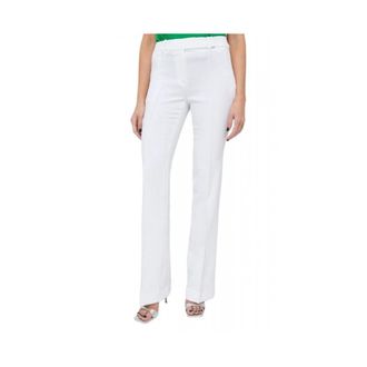 Michael Kors Gewebte Bootcut-Hose - - Trousers - Damen - Wei&szlig; - XS