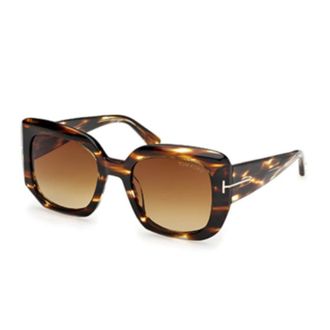Tom Ford unisex, Accessoires, Brun, Taille: 52 MM Carla Lunettes de soleil