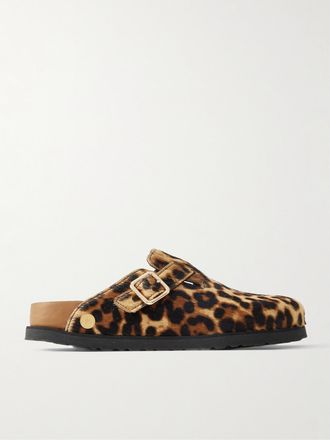 Birkenstock Sabots En Fa&ccedil;on Poulain Boston - Imprim&eacute; animal
