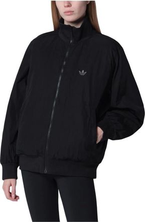 adidas Femme, Vestes, Noir, Taille: 38 FR Bomber Oversize en Nylon