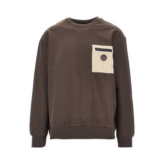 Mauna Kea Corduroy pocket crewneck sweatshirt Man L