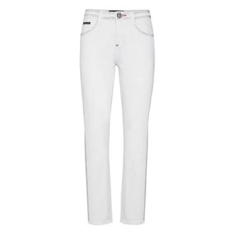 Philipp Plein Boyfriend Crystal - - Jeans - Damen - Wei&szlig; - W28