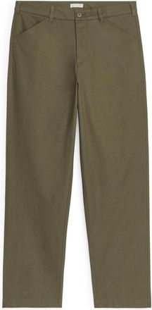 Arket Baumwollhose -Grün