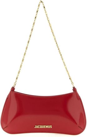 Jacquemus Le Carinu Sac Bandouli&egrave;re - Femme - Sacs - Rouge - Taille: ONE Size