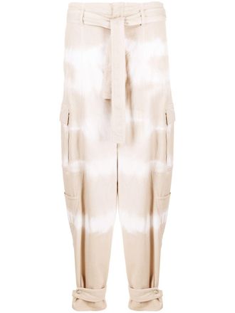Stella McCartney jean &agrave; imprim&eacute; tie dye - Tons neutres
