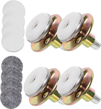 NUOBESTY 4 Stück Anti Shake Gerät Möbelbeine Fußpolster Möbelnivellierbeine Nivellierer Tischfüße Möbelbeinnivellierer Möbelfüße Nivellierer Beinnivellierer Ni