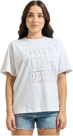 Ga&euml;lle Paris Femme, Tops, Blanc, Taille: 40 FR Gaelle Paris T-shirts et Polos