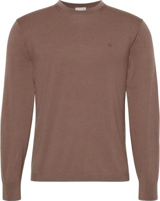 Calvin Klein pull à col rond - Marron