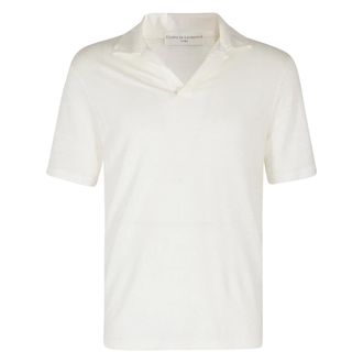 FILIPPO DE LAURENTIIS Homme, Tops, Beige, Taille: 3XL Chemise Skipper en Lin Stretch