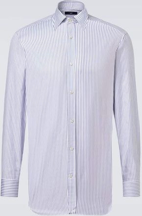 Dunhill Oxford-Hemd aus Baumwolle und Wolle