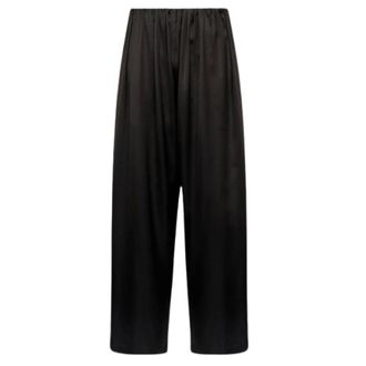 Maison Margiela Femme, Pantalons, Noir, Taille: 42 FR Pantalon Jambe Large