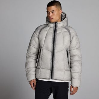 MyProtein MP Durchsichtige Steppjacke f&uuml;r Herren - Grau Nachhaltig - XXXL