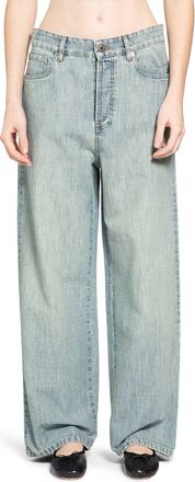 Miu Miu Chambray Wide Leg Pants