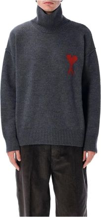 Ami Herren, Strickwaren, Grau, LGröße