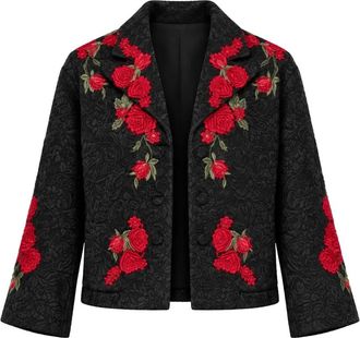 Dolce & Gabbana Gewebte Jacke - - Jackets - Damen - Schwarzk - 2XS