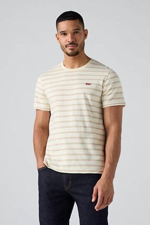 Levi's T Shirt Original Housemark - Homme - Multicolore / Tobi Stripe Afterglow With White Pepper - 2XL