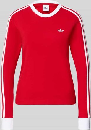 adidas Originals Longsleeve mit Rundhalsausschnitt und Logo-Stitching