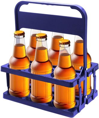 Generico Getränkehalter zur Vermeidung von Verschütten, Tür für Milchflaschen, Weinflaschen, 6 Flaschen, Bierflaschenhalter mit 6 Stufen, Packung