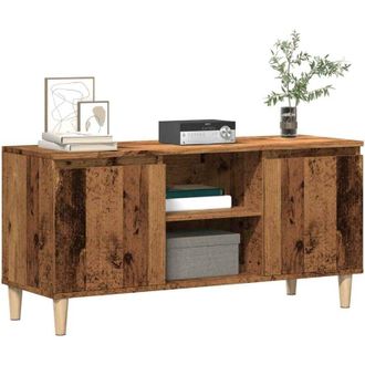 vidaXL Vidaxl - TV-Schrank Altholz-Optik 102x35x50 cm Holzwerkstoff