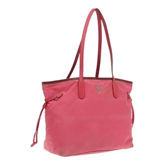 Prada Pre-owned Nylon sacs-prada - Femme - Pre-owned - Rose - Taille: ONE Size
