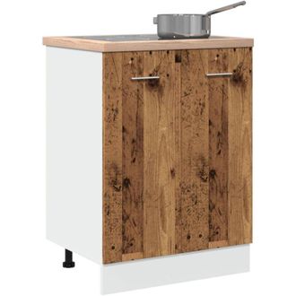 vidaXL Vidaxl - Armoire de plancher vieux bois 60x46x81,5 cm bois ding&eacute;nierie