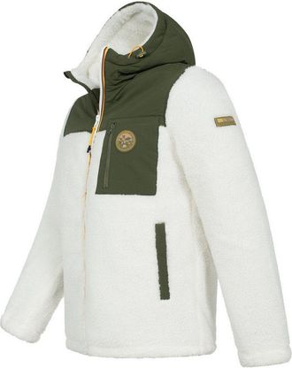 Geographical Norway Fleecejacke Herren &Uuml;bergangs Jacke Herren Teddyfleece Outdoor funktional, weich