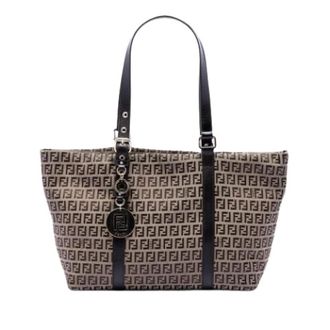 Fendi Sac cabas vintage Pre-owned - Femme - Pre-owned - Beige - Taille: ONE Size