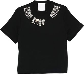 LouLou t-shirt à ornements - Noir