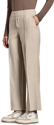 Street One Damen A378789 Straight Leg Melange-Hose, Sheer Beige Mel., 38W / 30L EU