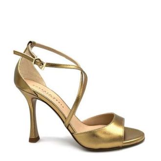 Roberto Festa Milano Antike Gold Leder Sandale - - Shoes - Damen - Gelb - 38 EU