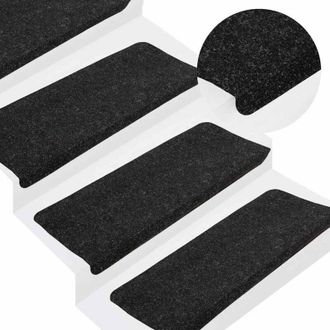vidaXL Stufenmatten Selbstklebend 30 Stk. Anthrazit 65x24,5x3,5 cm Vidaxl