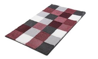 Kleine Wolke 5426407453 Caro Tapis de Bain Polyacrylique Vieux Rose 85 x 150 x 2,5 cm