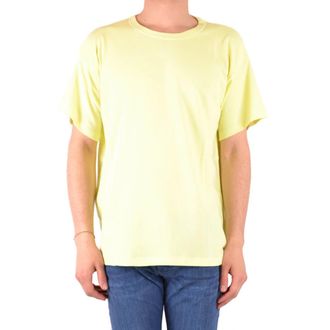 Laneus Stilvolle T-Shirt Kollektion - - Tops - Herren - Gelb - XS