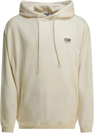 Golden Goose Homme, Sweatshirts et sweats &agrave; capuche, Blanc, Taille: XS Star Hooded SweaT-shirt