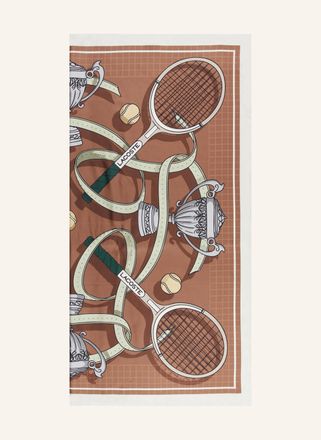 Lacoste Seidentuch braun