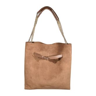 Orciani Venus Peach Schultertasche mit Schnalle - - Bags - Damen - Braun - ONE SIZE