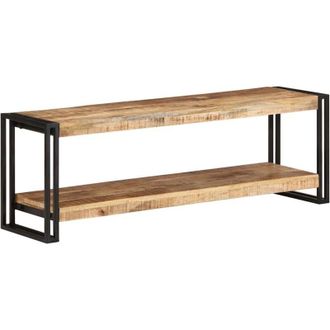 vidaXL Meuble tv 120x30x40 cm Bois de manguier brut Vidaxl