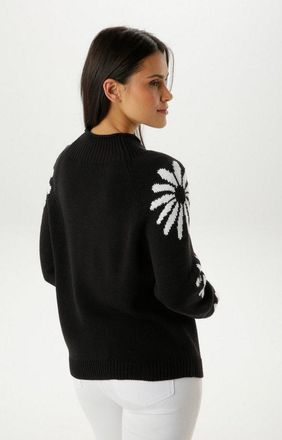 Aniston Strickpullover mit gro&szlig;en, fantasievollen Bl&uuml;ten - NEUE KOLLEKTION