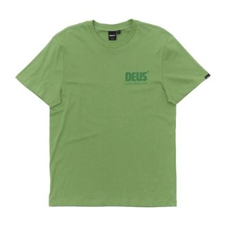 Deus Drop Down Tee - Box Fit - - Tops - Herren - Gr&uuml;n - S