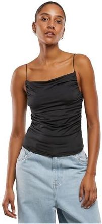 Urban Classics Tb7700-ladies Waterfall Jersey Top Tricot, Noir, M Femme