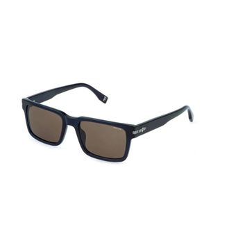 Police Homme, Accessoires, Bleu, Taille: 55 MM Grind 2 Lunettes de soleil