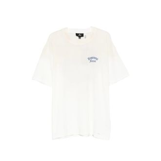 Represent Duality Logo-print Distressed Cotton T-shirt