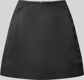 Selected Minirock mit Satin-Finish