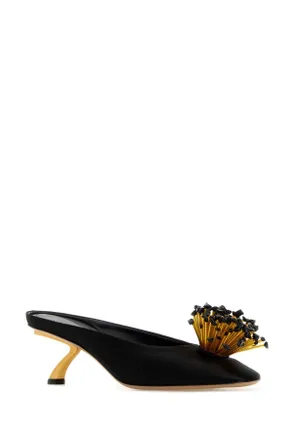 Ferragamo 01l6227930111c Nero Nerobiscottonero Scarpe Con Tacco High Heel Shoes