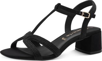 Tamaris Sandalette Damen Vegan Elegant schwarz,EU 41